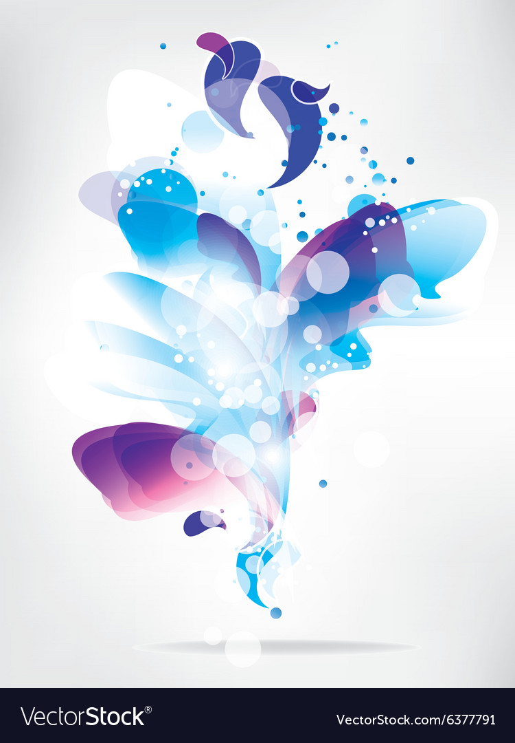 Abstract background with colored elements Vector Image