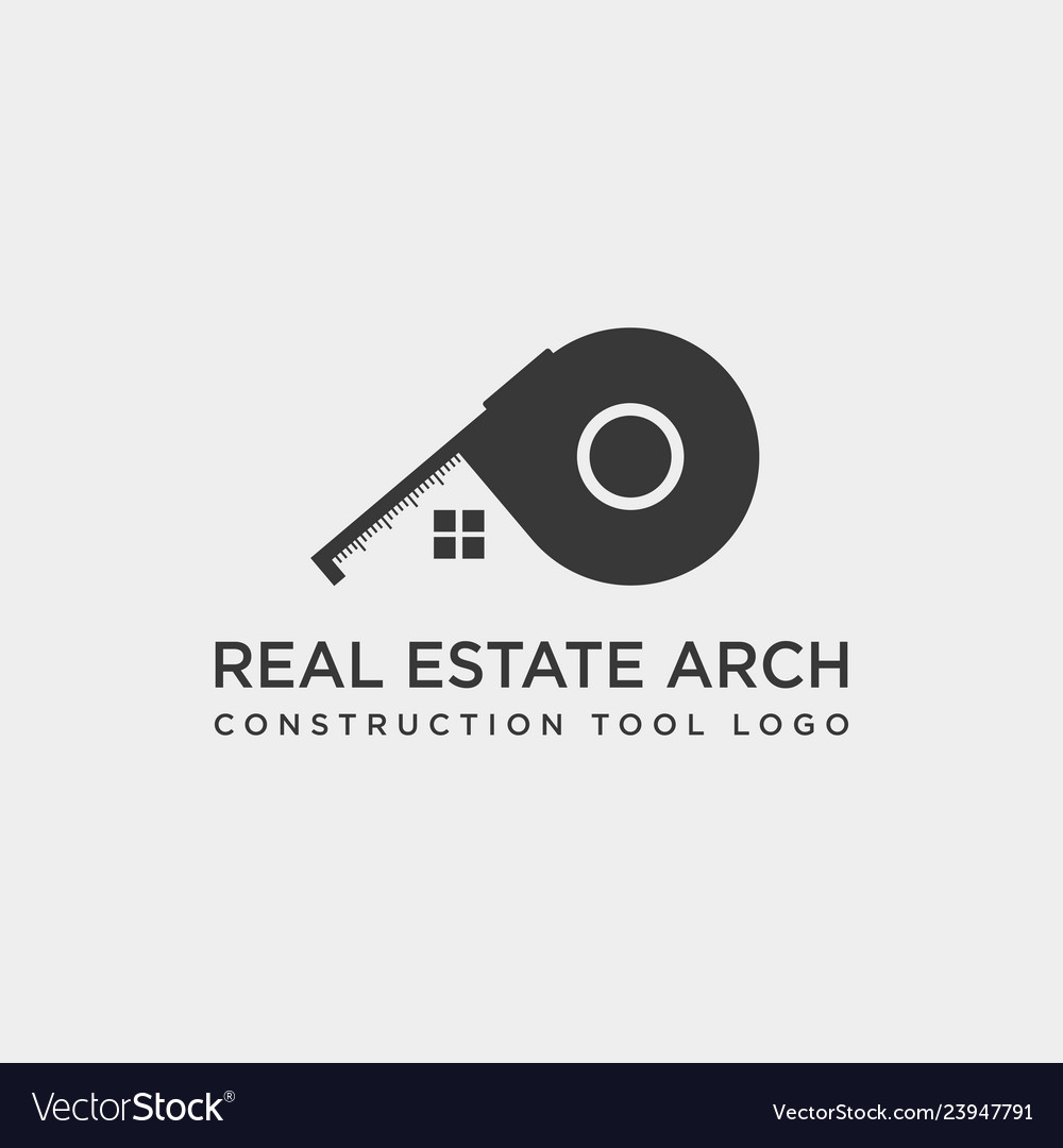 Construction tools logo template icon element Vector Image