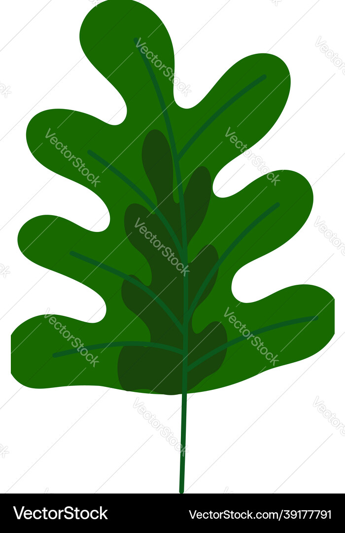 Growing tree green leaf garden eco nature Vector Image