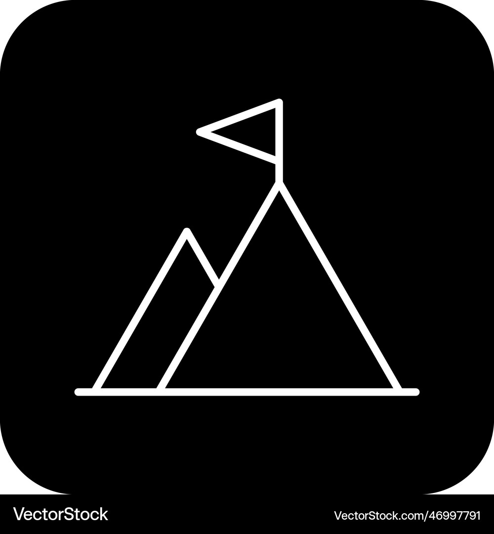Success business and office icon with black Vector Image