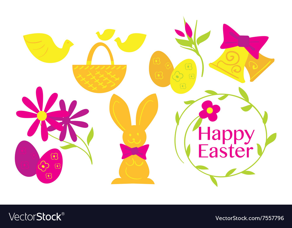Happy easter Royalty Free Vector Image - VectorStock