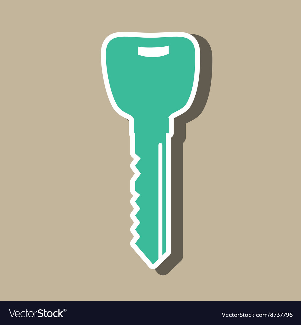 Key isolated design Royalty Free Vector Image - VectorStock