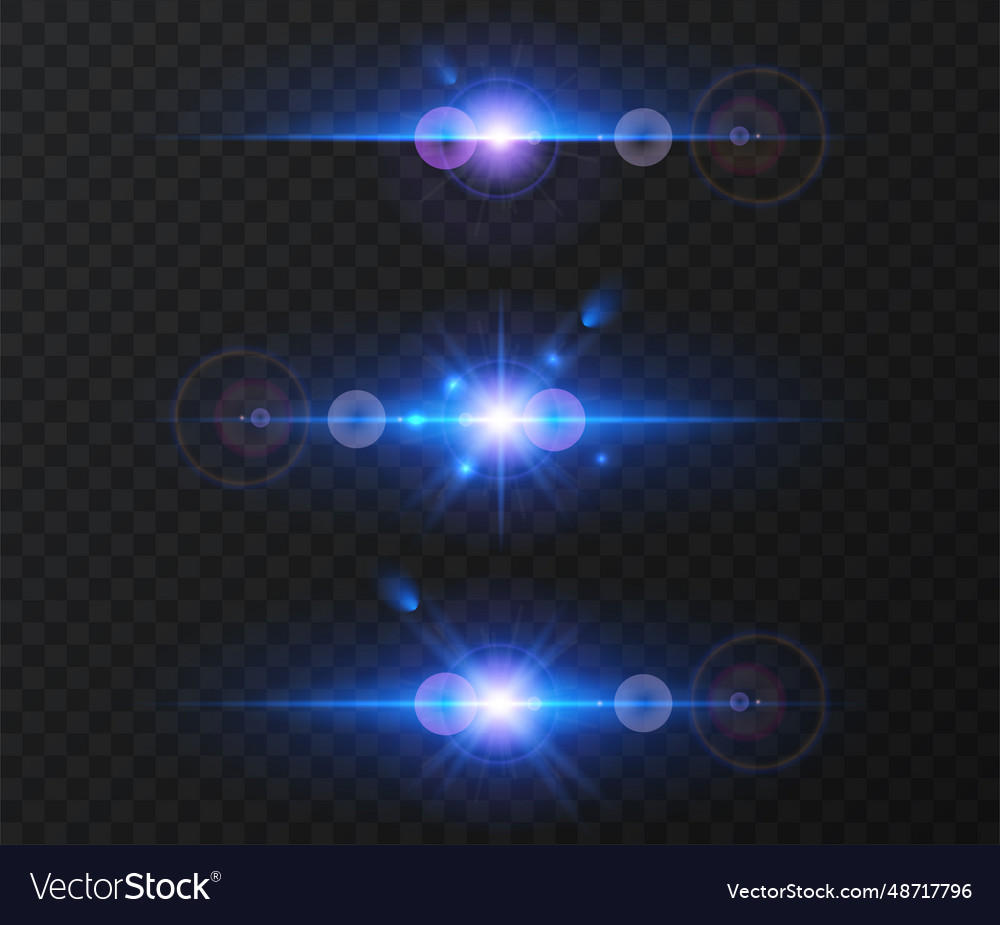 Light effect set Royalty Free Vector Image - VectorStock