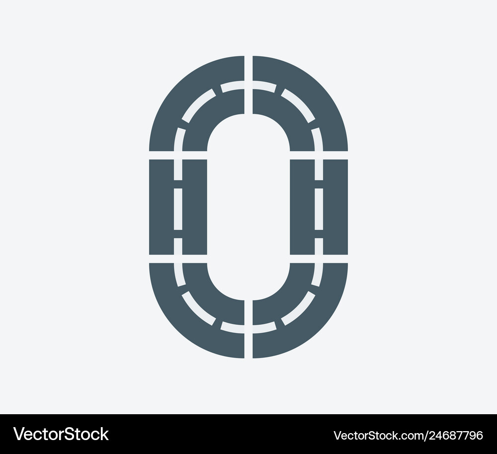 Road tiles elements Royalty Free Vector Image - VectorStock