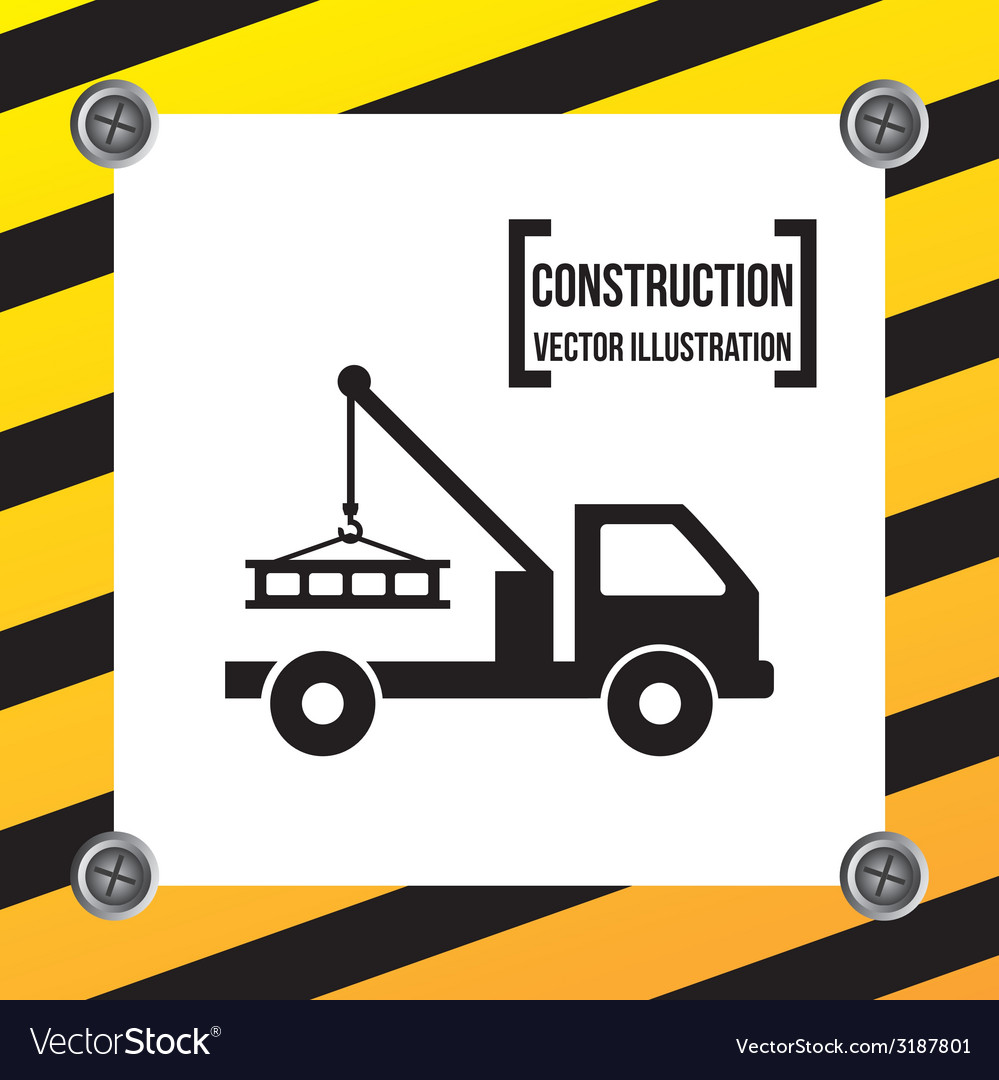 Construction design Royalty Free Vector Image - VectorStock