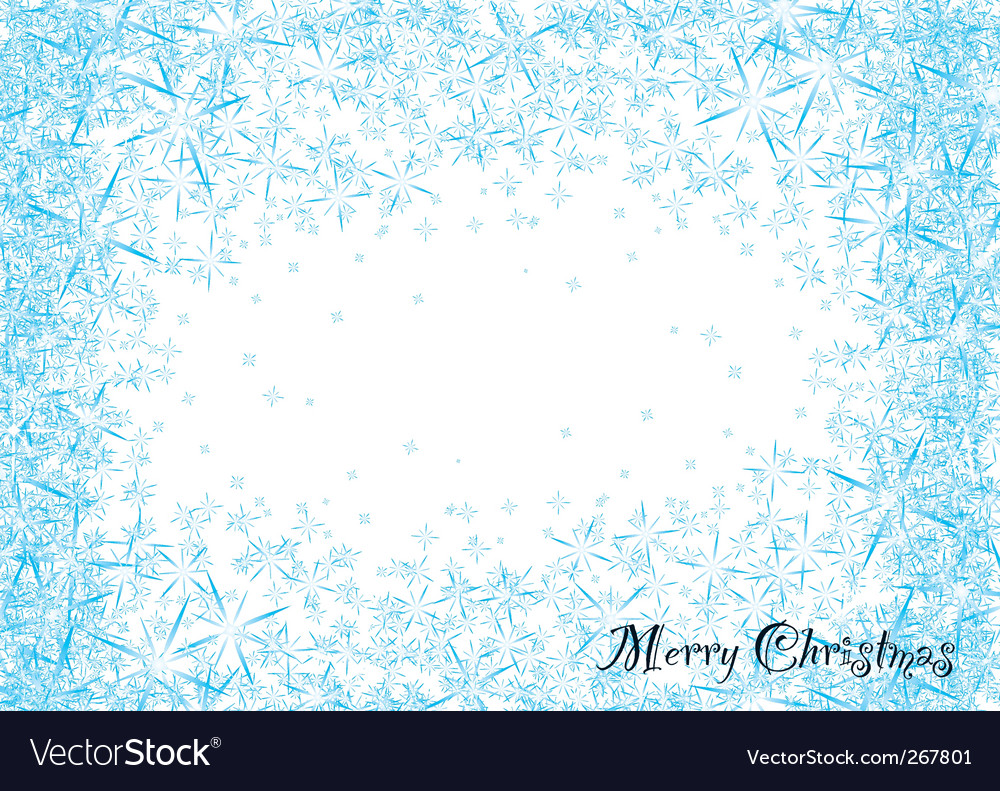 Snowflake dust Royalty Free Vector Image - VectorStock