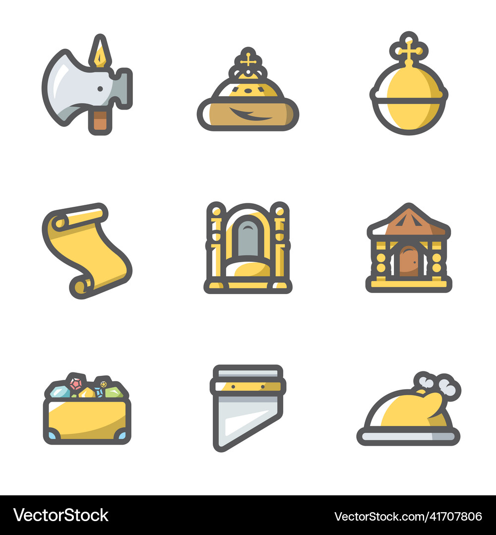 Russian moscow ancient state and the principality Vector Image