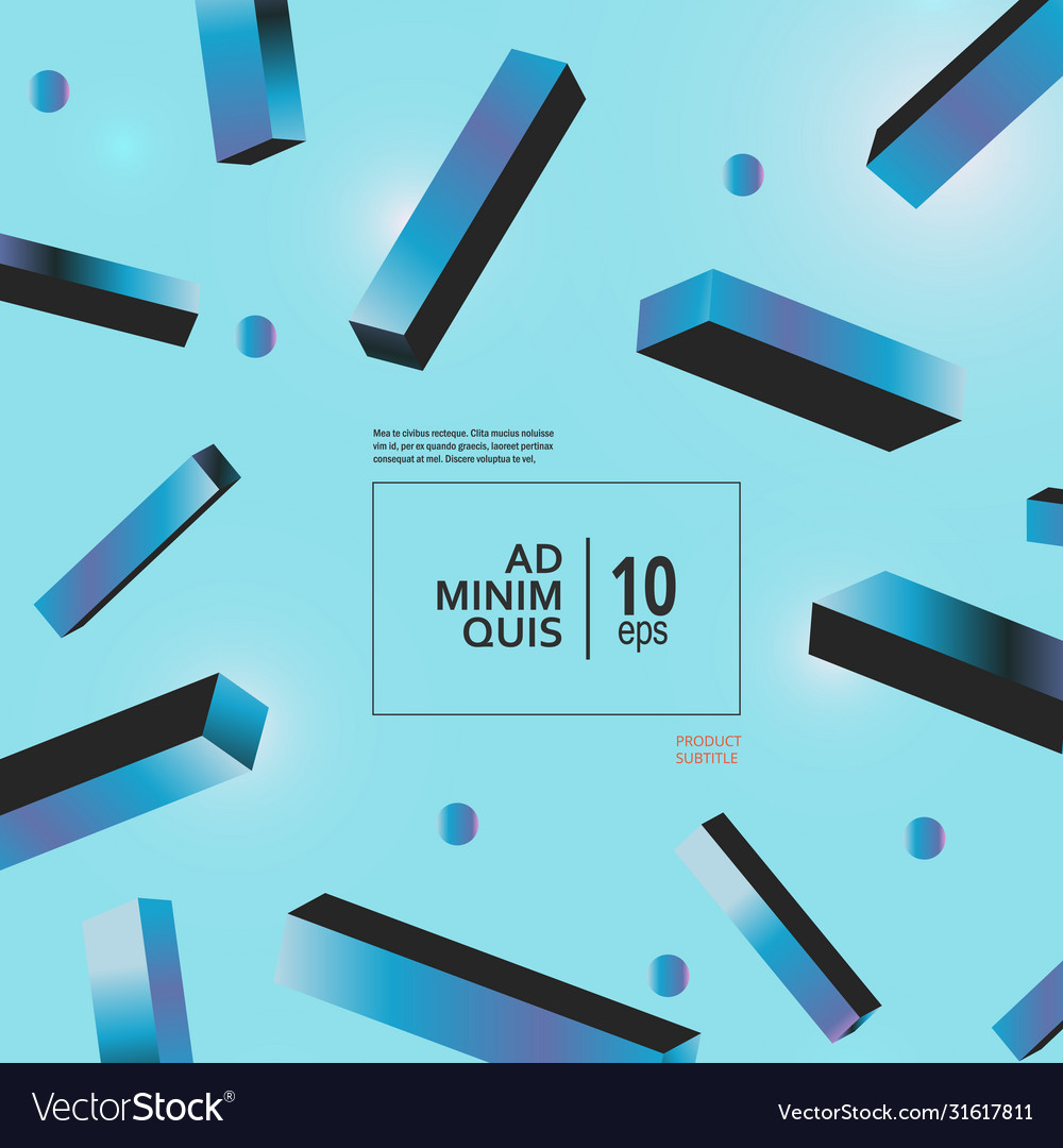 Isometric pattern background in square Royalty Free Vector