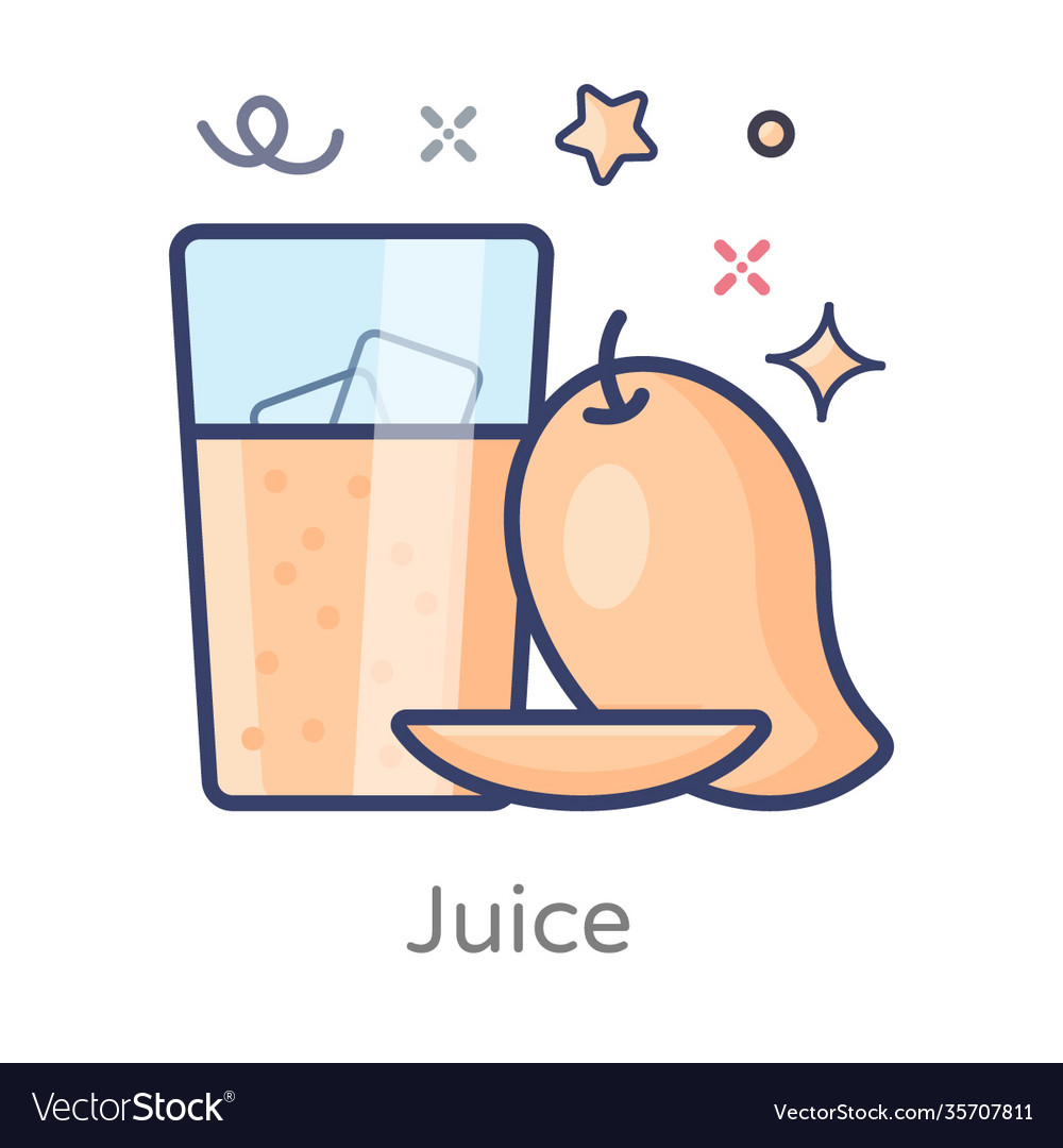 Juice Royalty Free Vector Image - VectorStock
