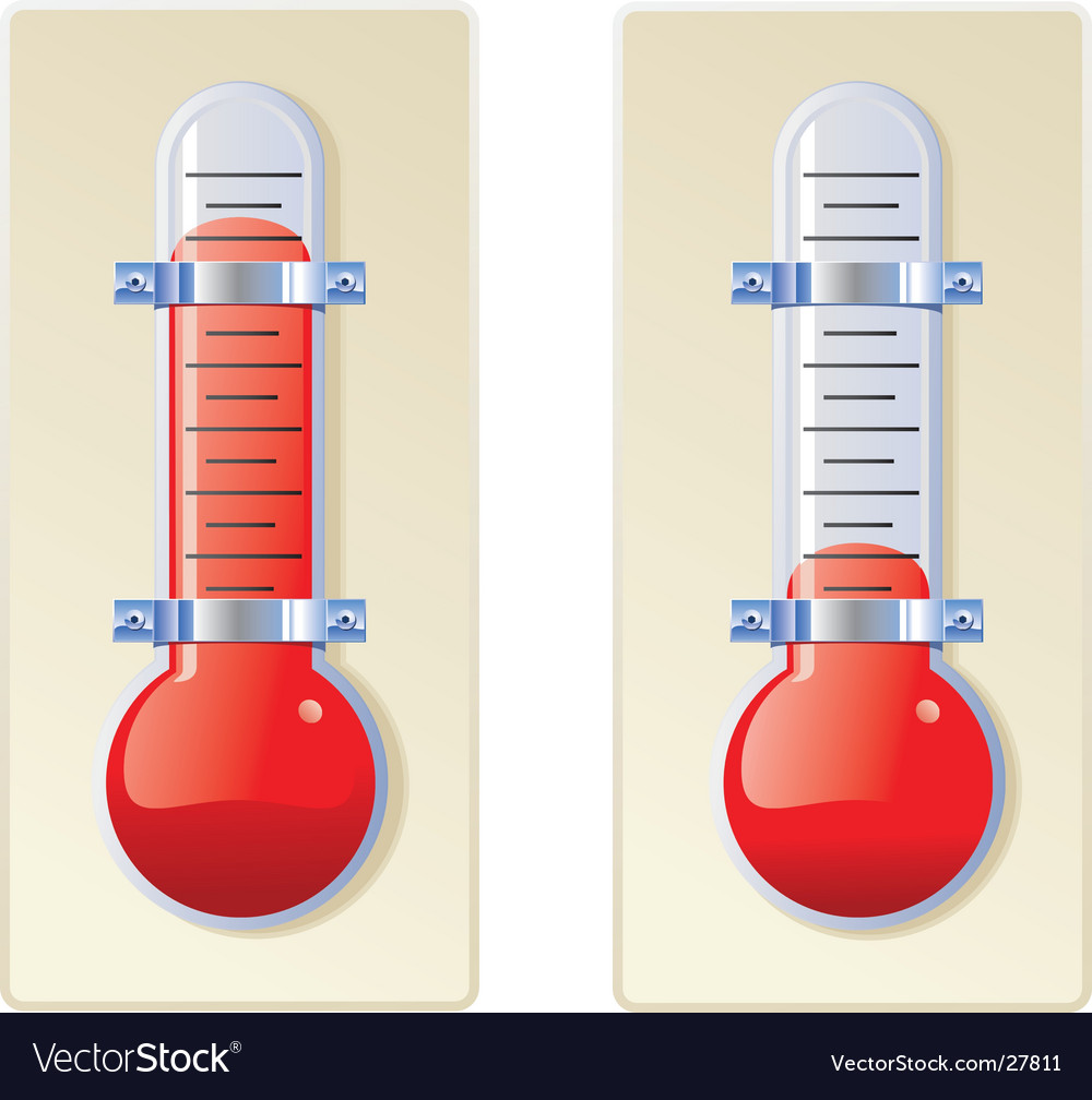 Thermometer Royalty Free Vector Image - VectorStock