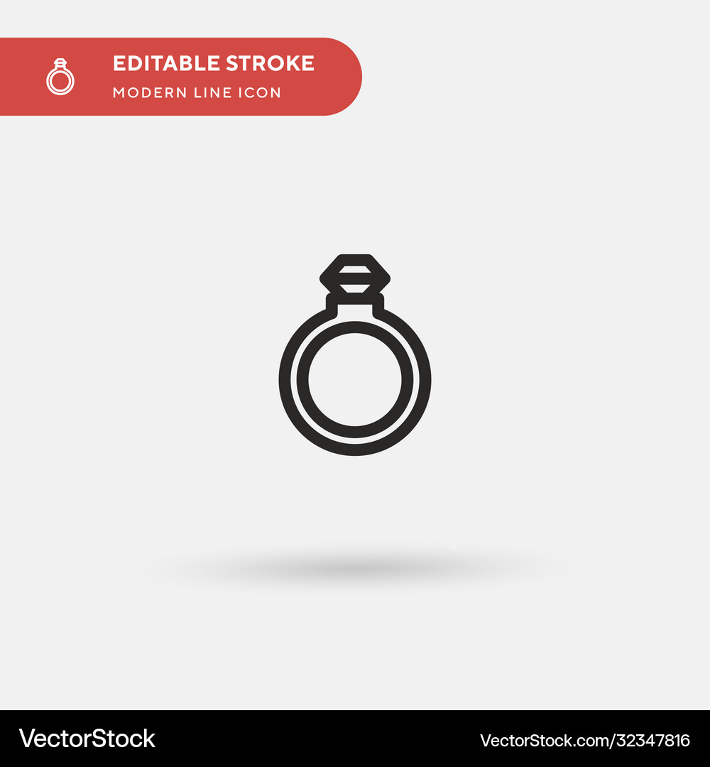 Jewelry simple icon symbol Royalty Free Vector Image