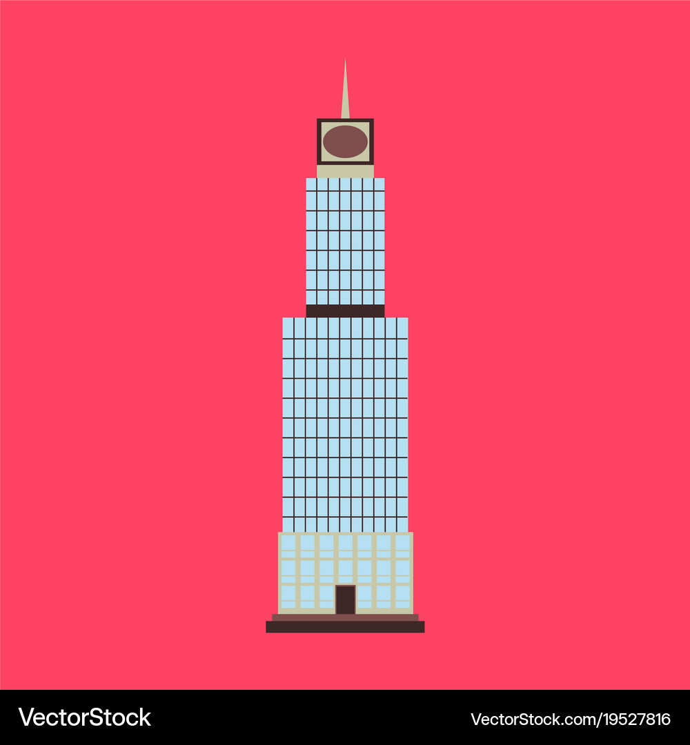 Posterempire state building high-rise Royalty Free Vector