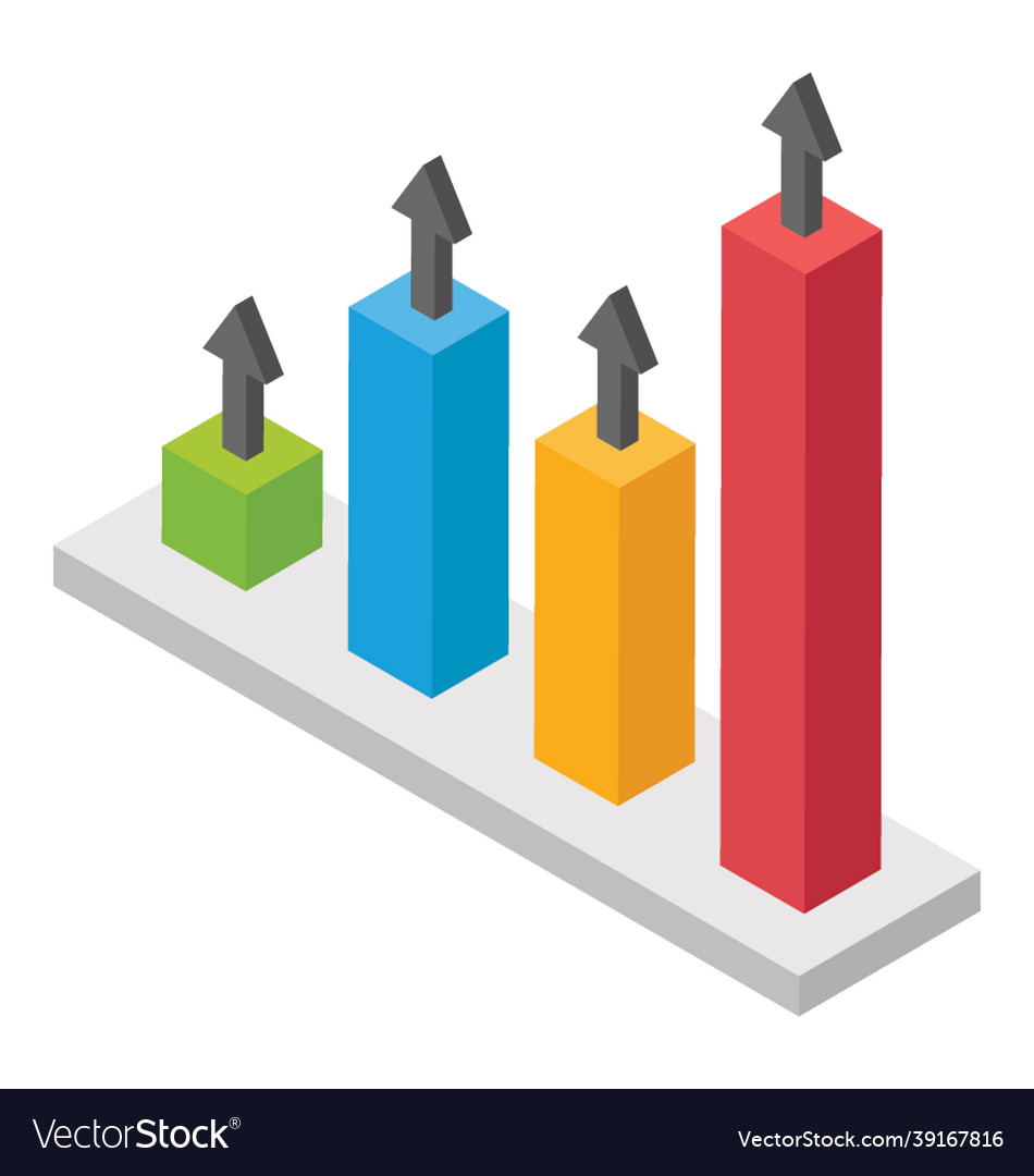Progress analytics Royalty Free Vector Image - VectorStock