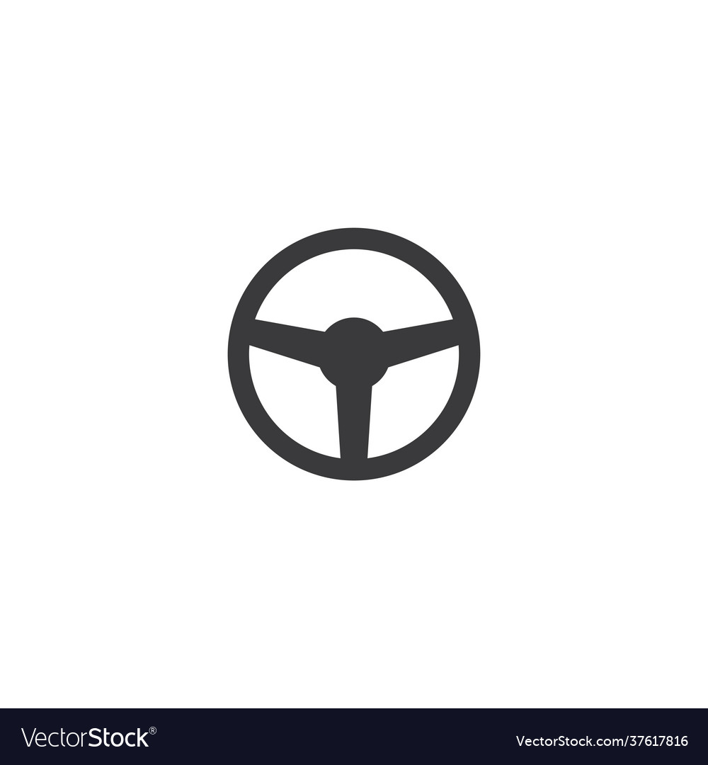 Steering wheel Royalty Free Vector Image - VectorStock
