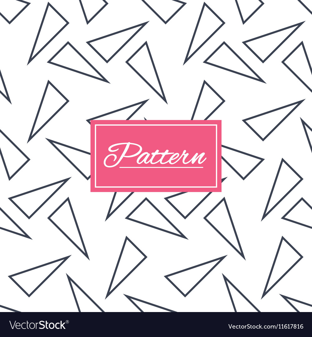 Triangles geometric seamless pattern Royalty Free Vector