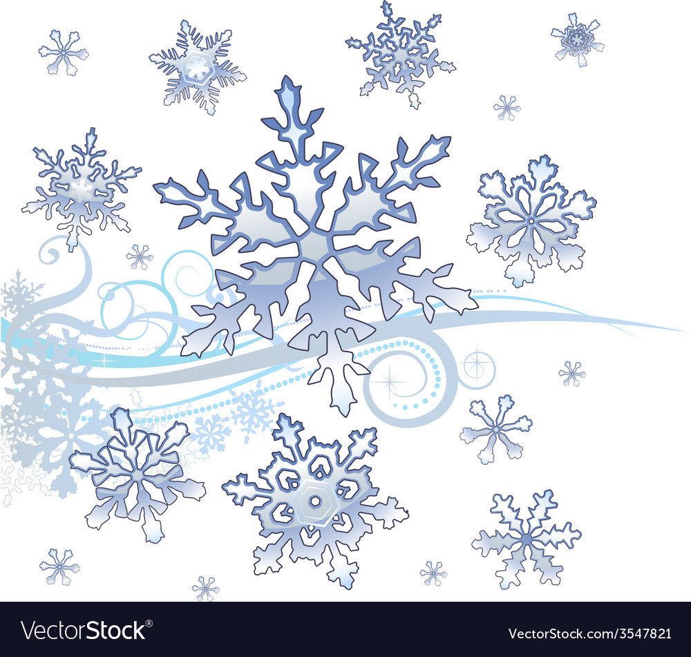Blizzard Royalty Free Vector Image - VectorStock