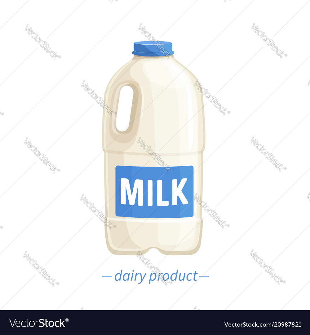 Bootle milk Royalty Free Vector Image - VectorStock