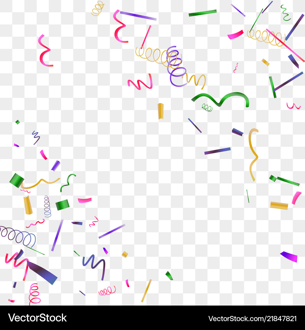 Bright sparkle of colorful confetti Royalty Free Vector