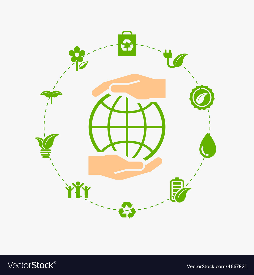 Ecology Royalty Free Vector Image - VectorStock