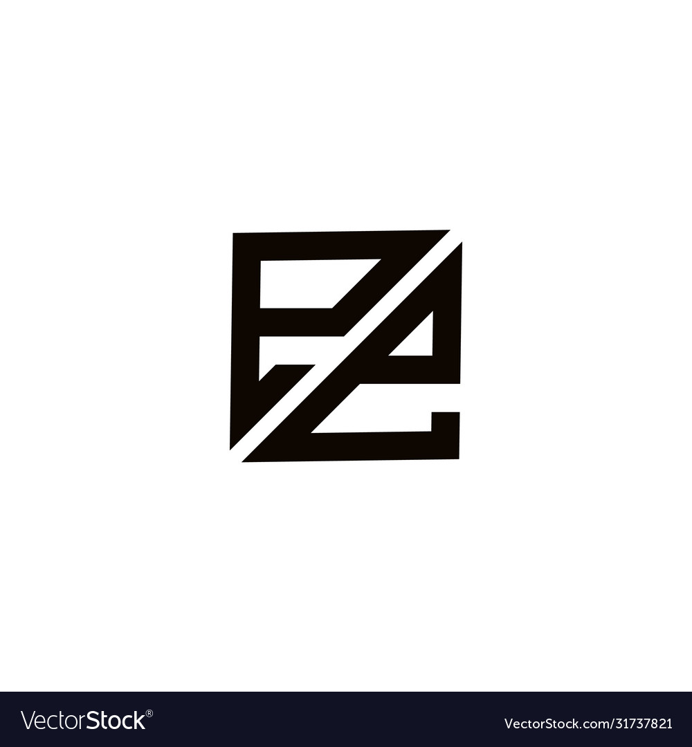 Ee letter logo icon design template elements Vector Image