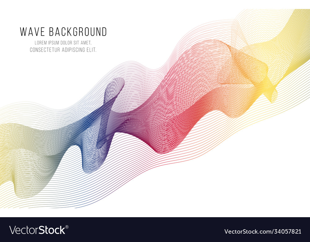 Geometric background gradient flow fluid Vector Image