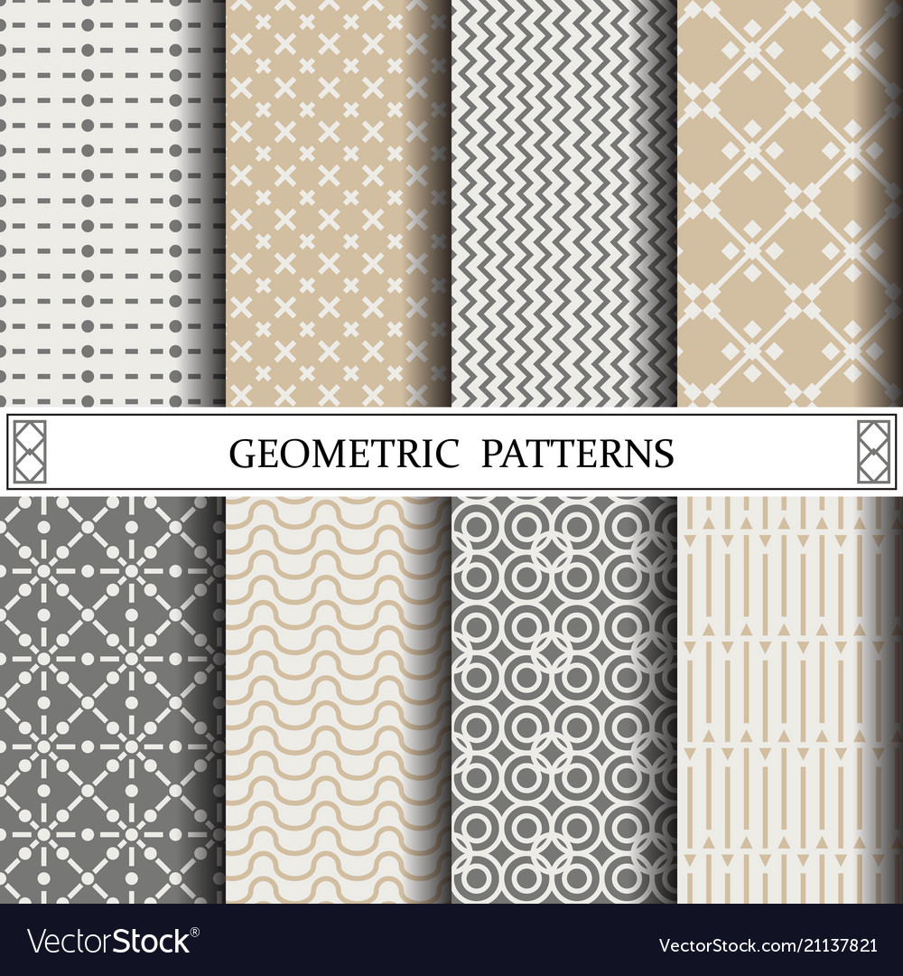 Geometric patternpattern fills web page Royalty Free Vector