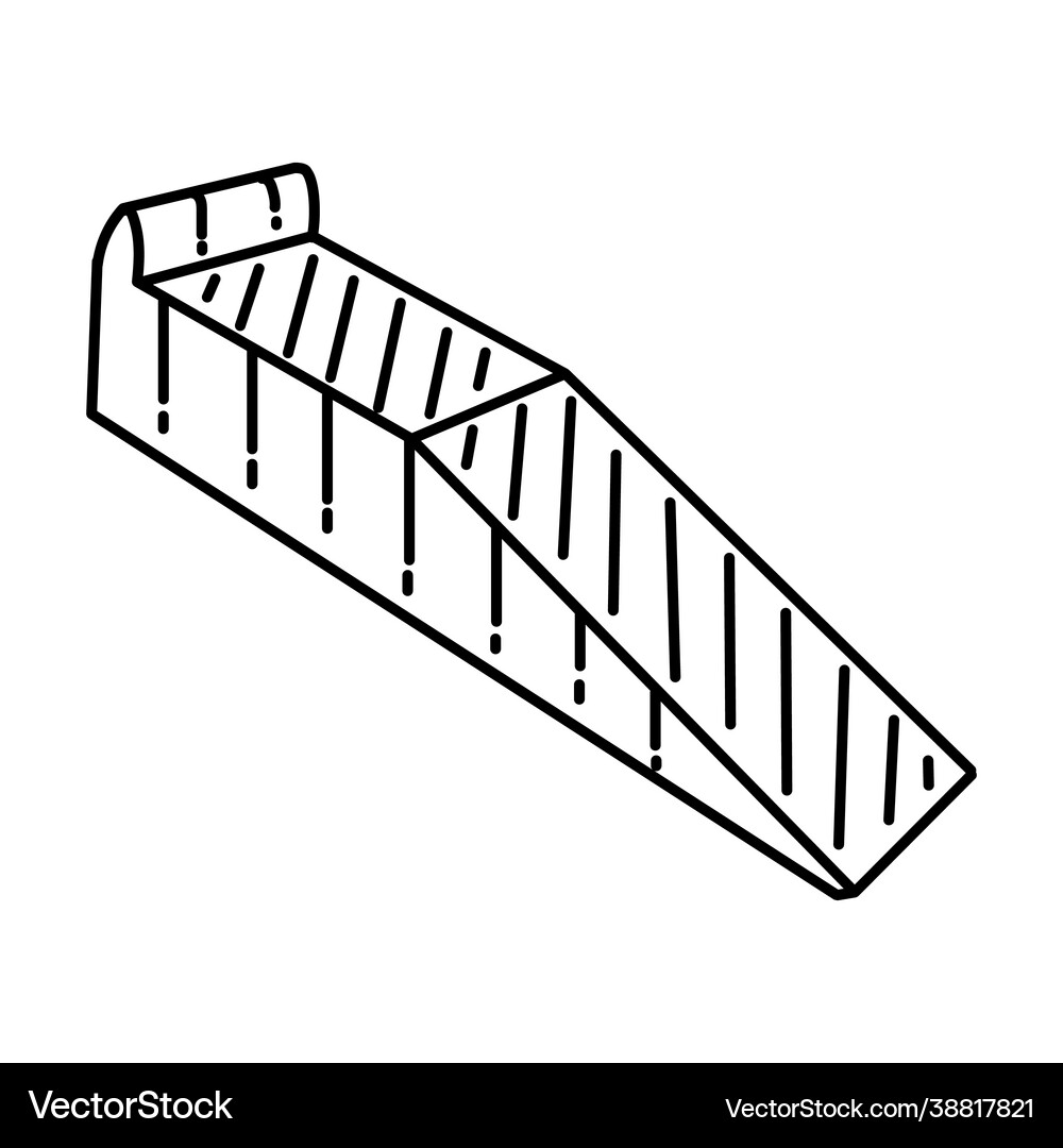 Ramps icon doodle hand drawn or outline style Vector Image