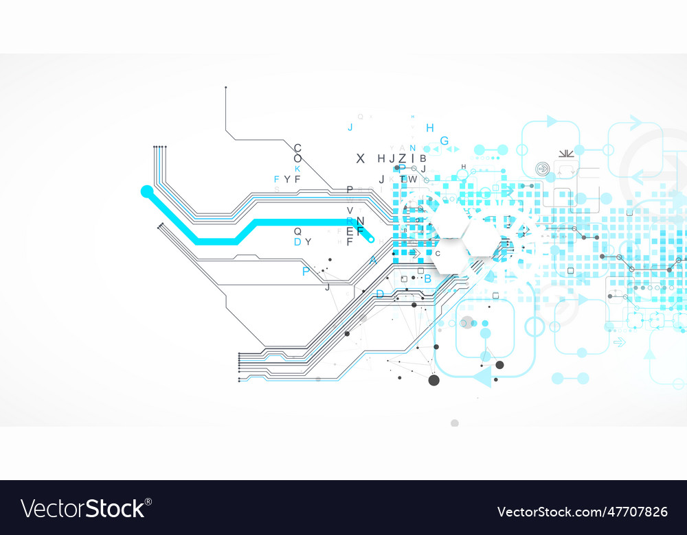 Abstract background on technological Royalty Free Vector