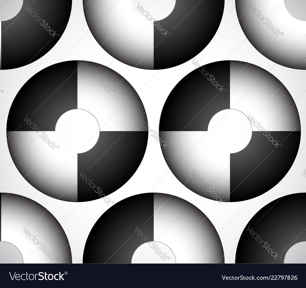 Abstract circles with alternating colors seamless Vector Image Abstract circles with alternating colors seamless Vector Image