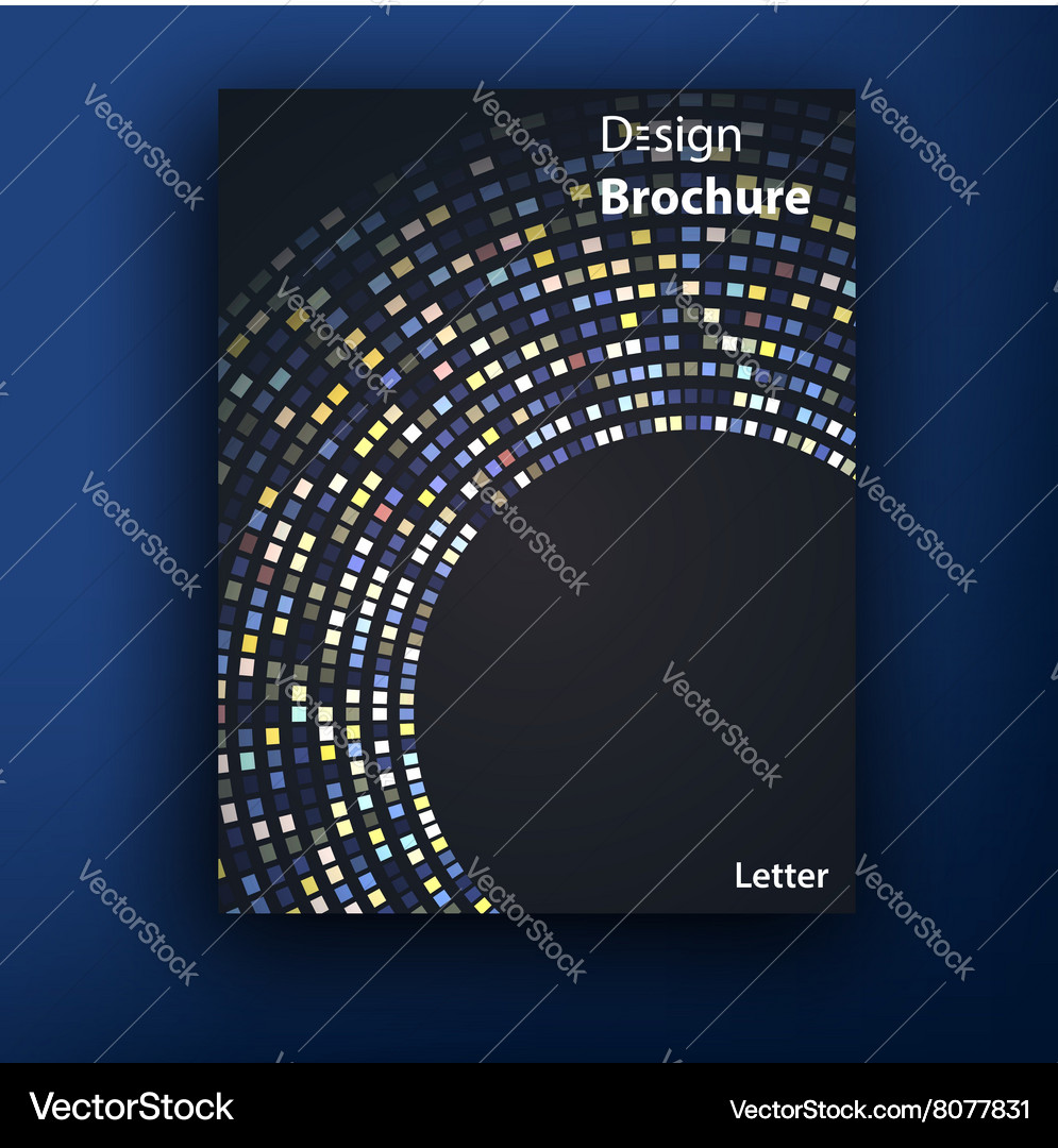 Brochure booklet cover design templates collection