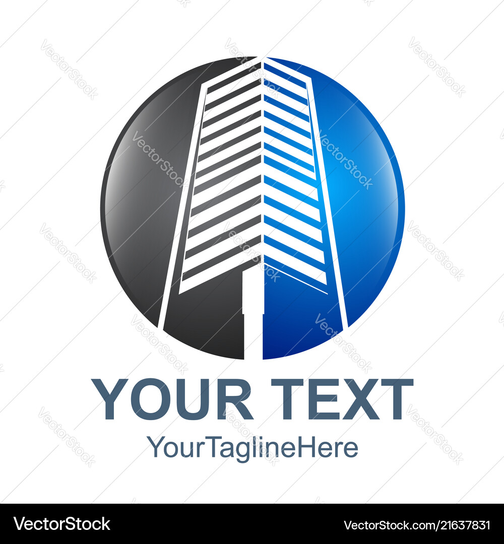 Building modern architecture real estate realty Vector Image
