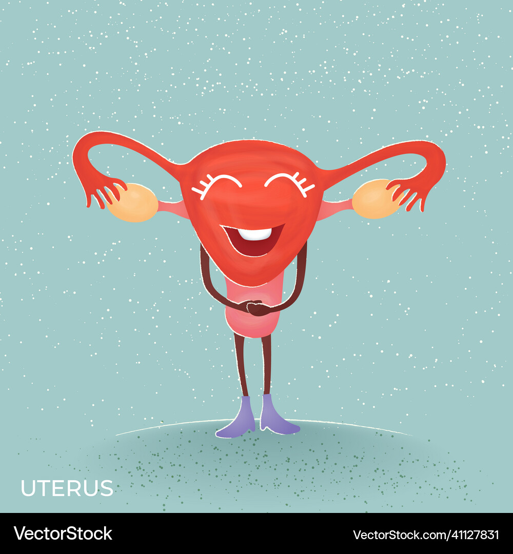 Funny anatomical image of human Royalty Free Vector Image