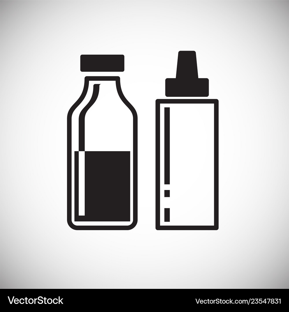 Sauce icon on white background for graphic and web