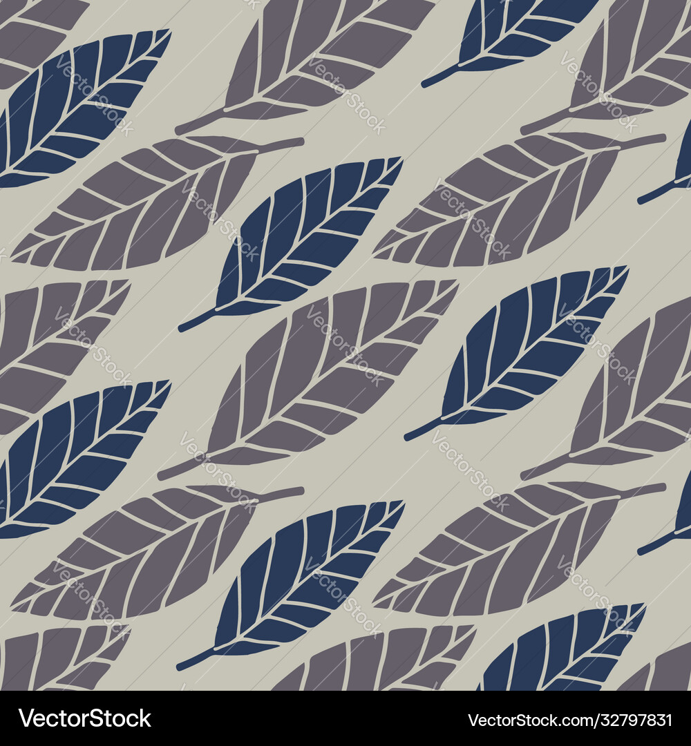 Seamless floral pattern with pastel purple Vector Image