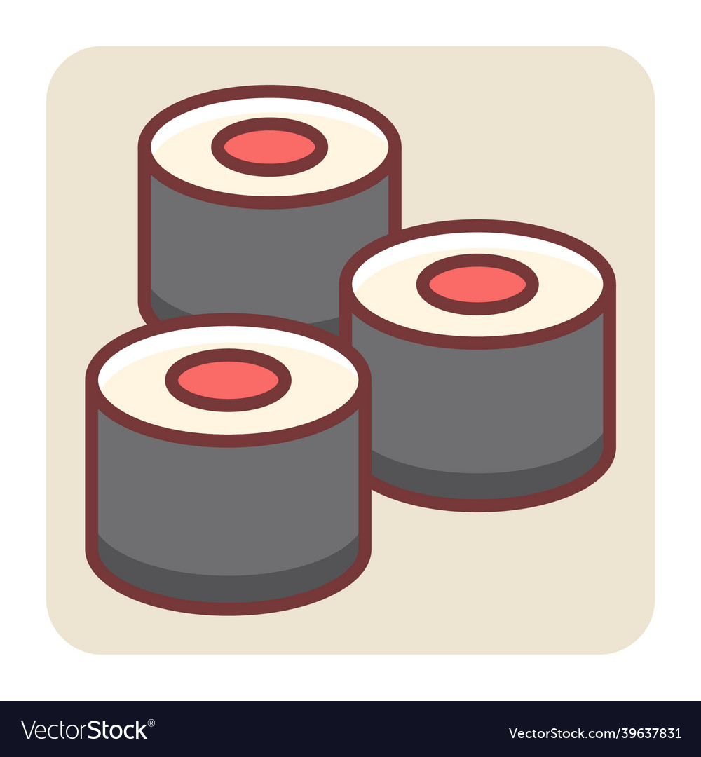 Sushi Royalty Free Vector Image - VectorStock