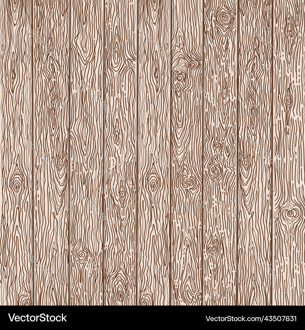 Wood texture background hand drawn brown vintage Vector Image
