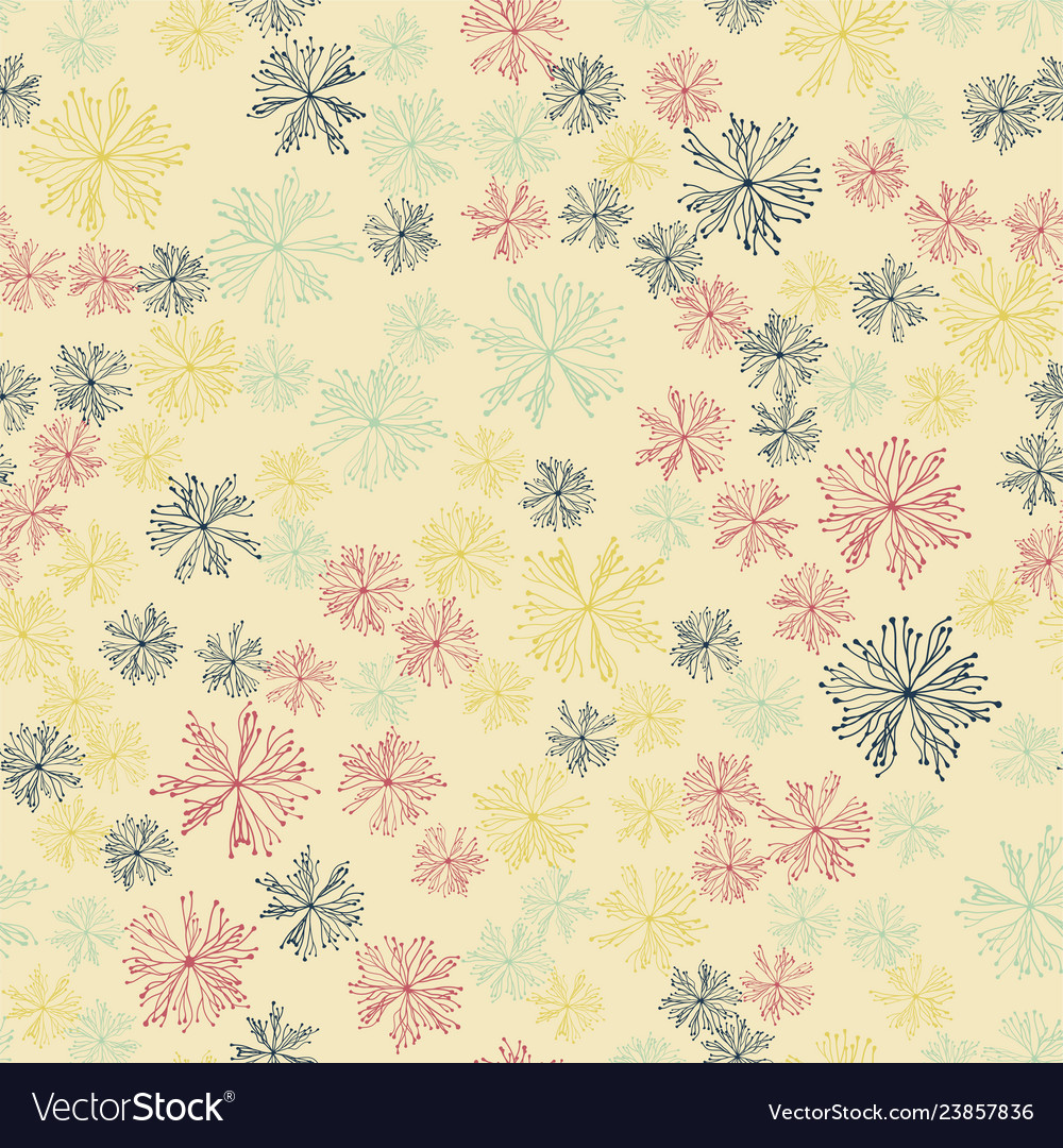 Abstract seamless pattern multicolored Royalty Free Vector