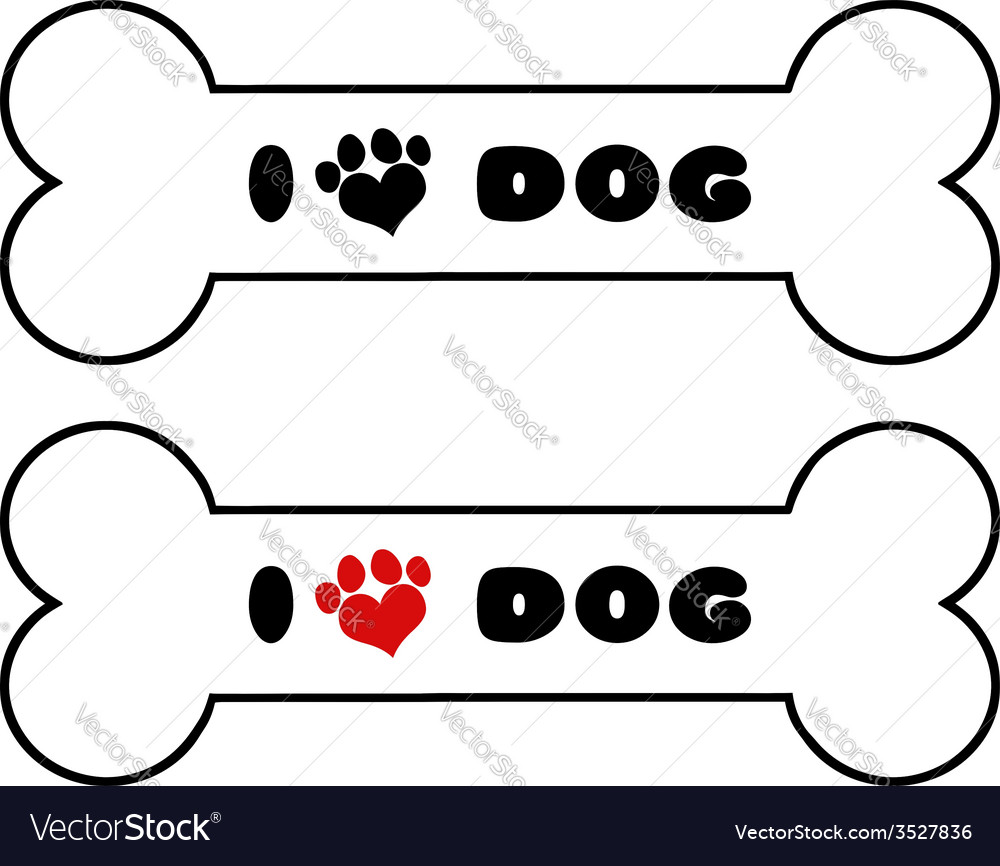 Dog design elements Royalty Free Vector Image - VectorStock