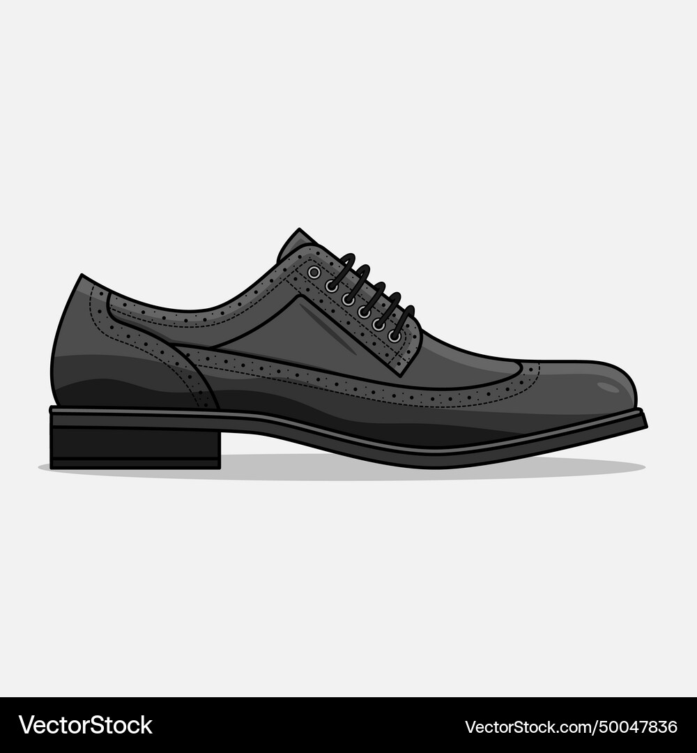 Modern dress shoes Royalty Free Vector Image - VectorStock