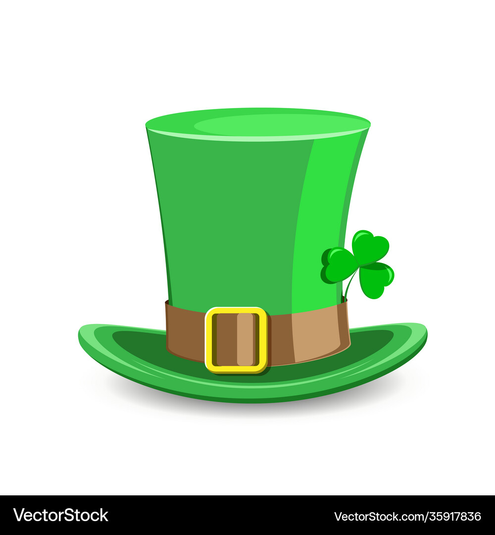 Symbolic hat saint patrick Royalty Free Vector Image