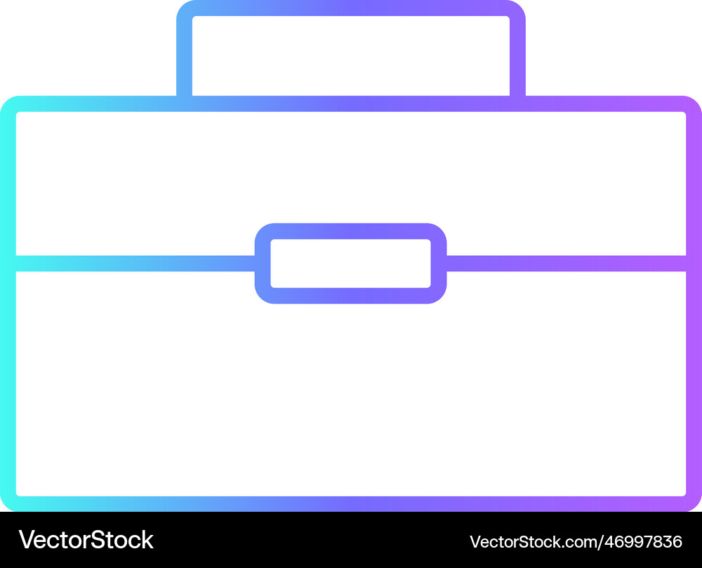 Work business and office icon with blue duotone Vector Image