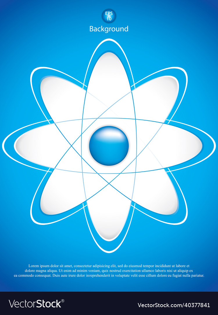 Atom Royalty Free Vector Image - VectorStock