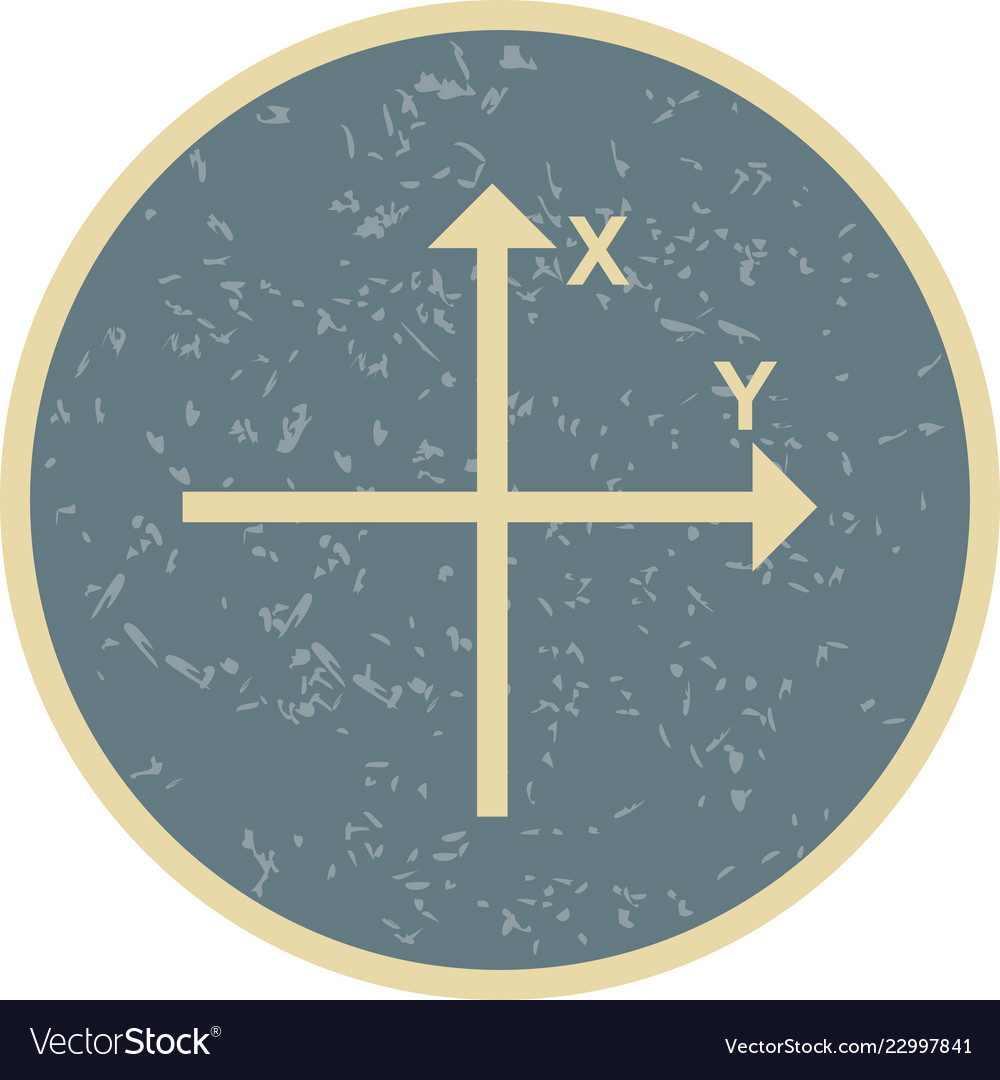 Axis icon Royalty Free Vector Image - VectorStock