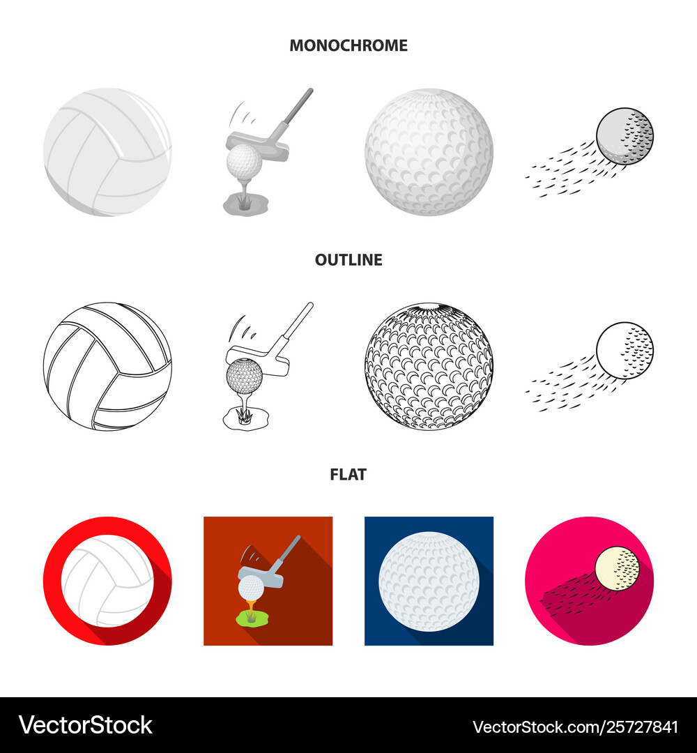 Design ball and soccer logo set Royalty Free Vector Image