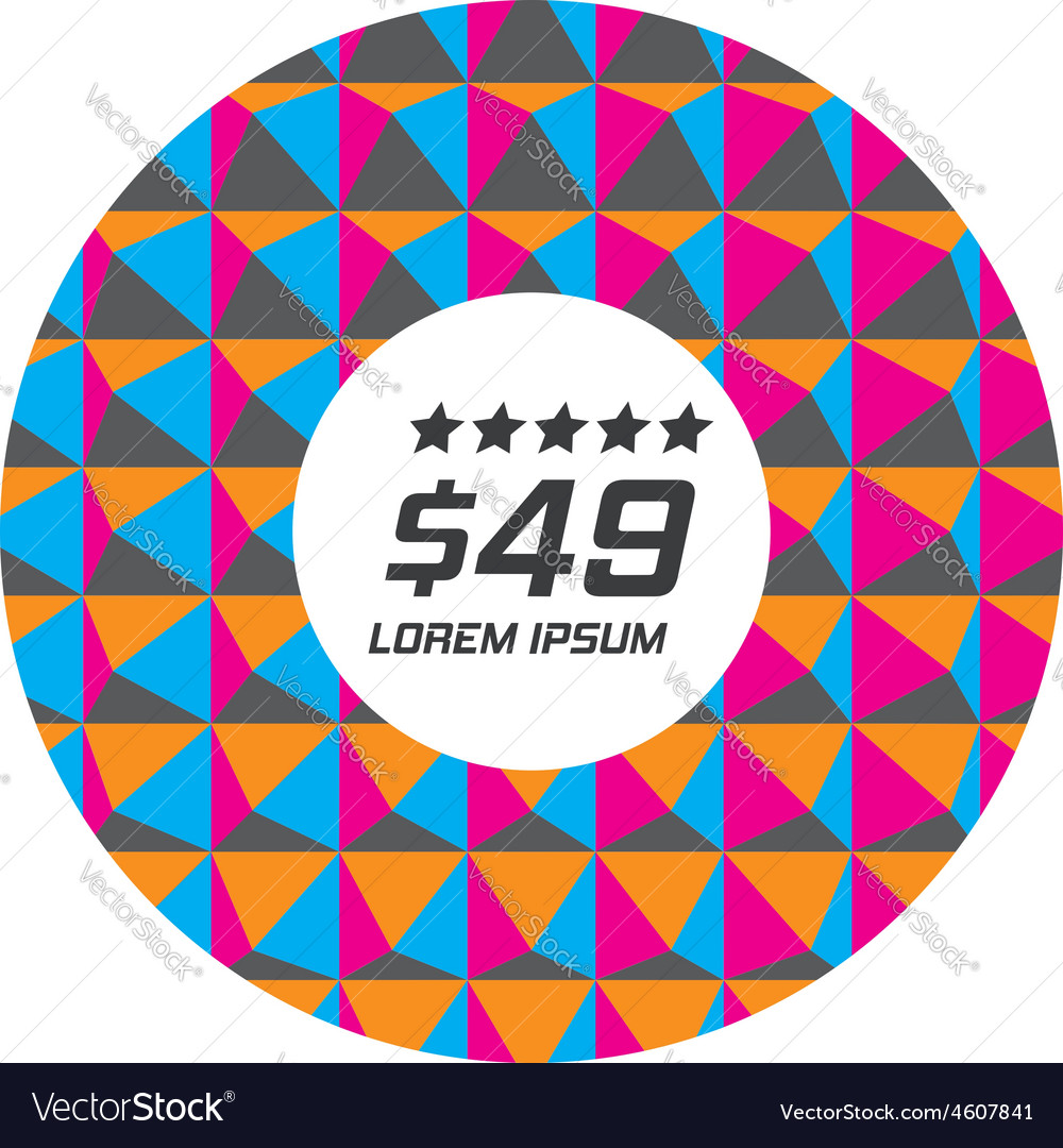 For design Royalty Free Vector Image - VectorStock