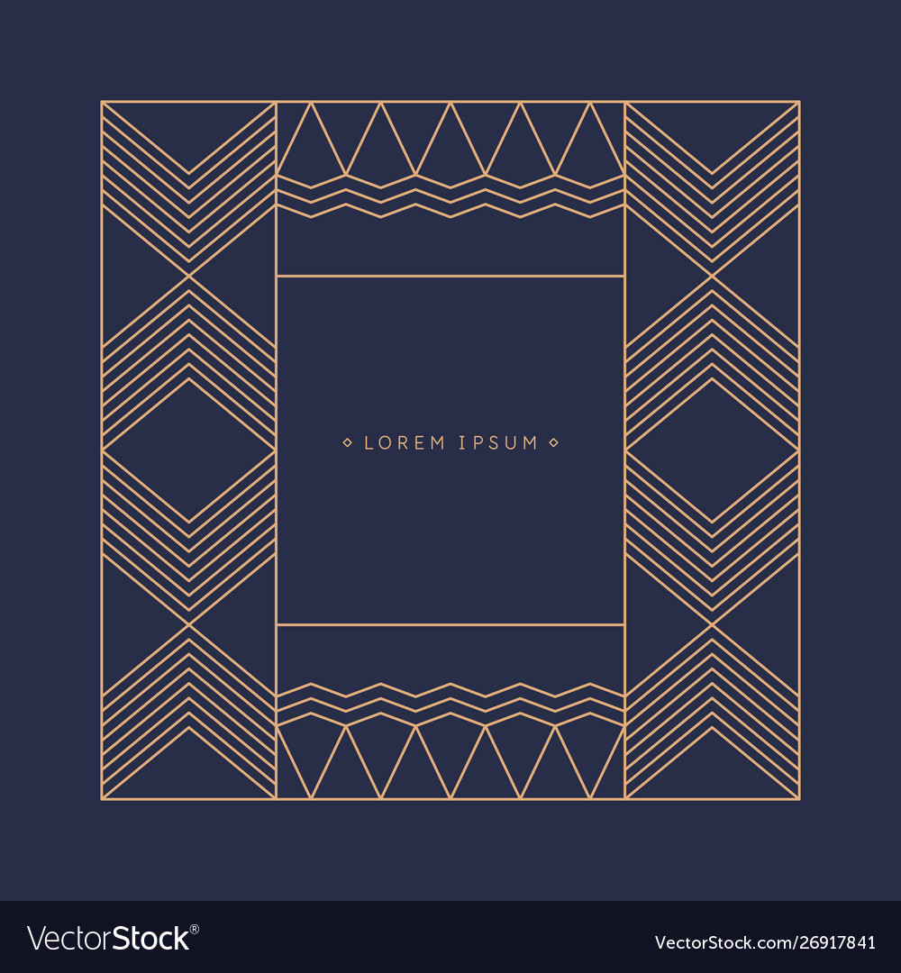 Postcard for text geometric Royalty Free Vector Image