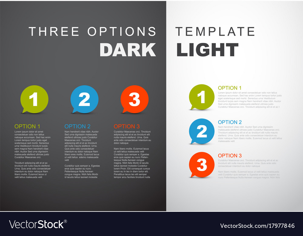 Bubbles progress steps templates Royalty Free Vector Image