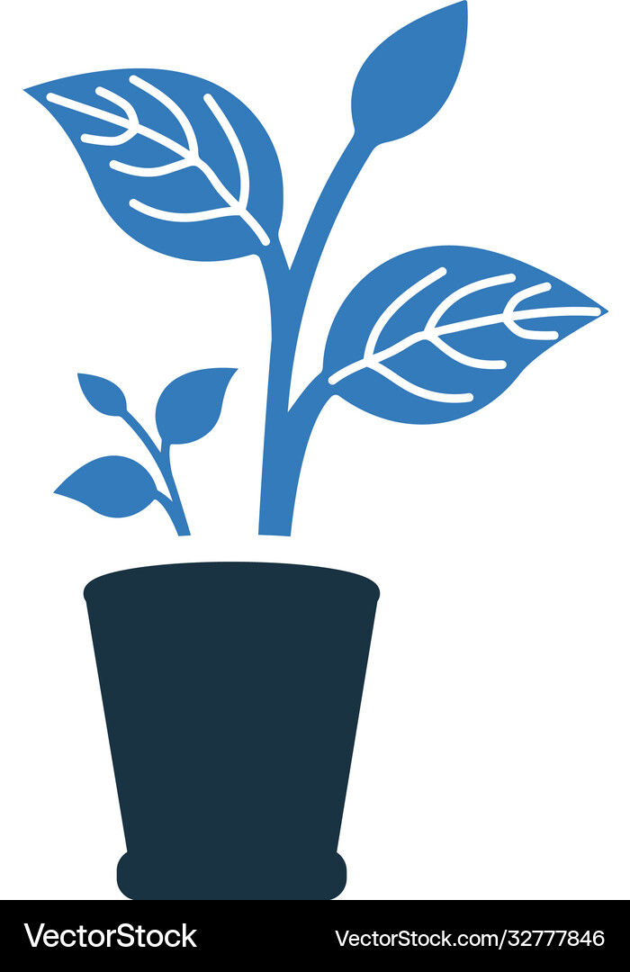 Ecology grow plant icon graphics Royalty Free Vector Image