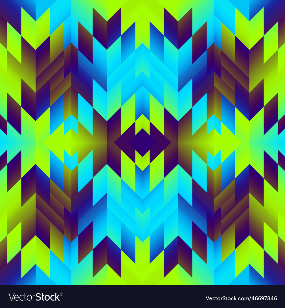 Geometric abstract triangles pattern seamless Vector Image