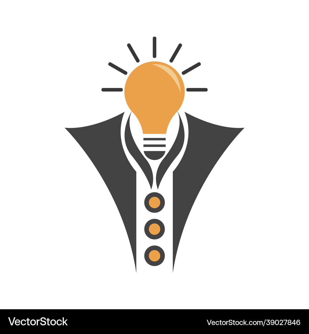 Great for icons and logos genius Royalty Free Vector Image